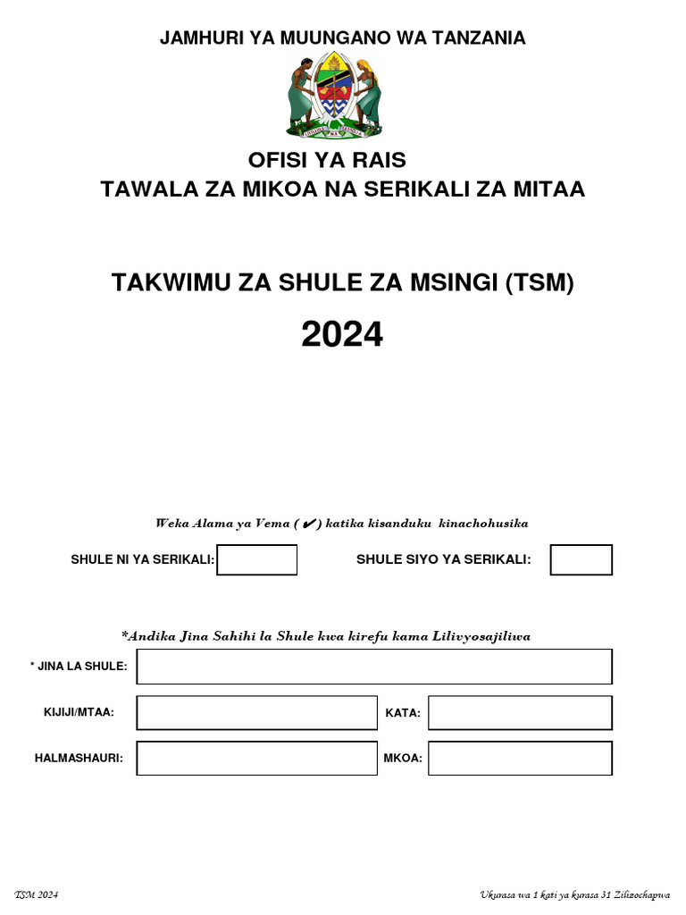 TSM Dodoso Final, 2024 | PDF