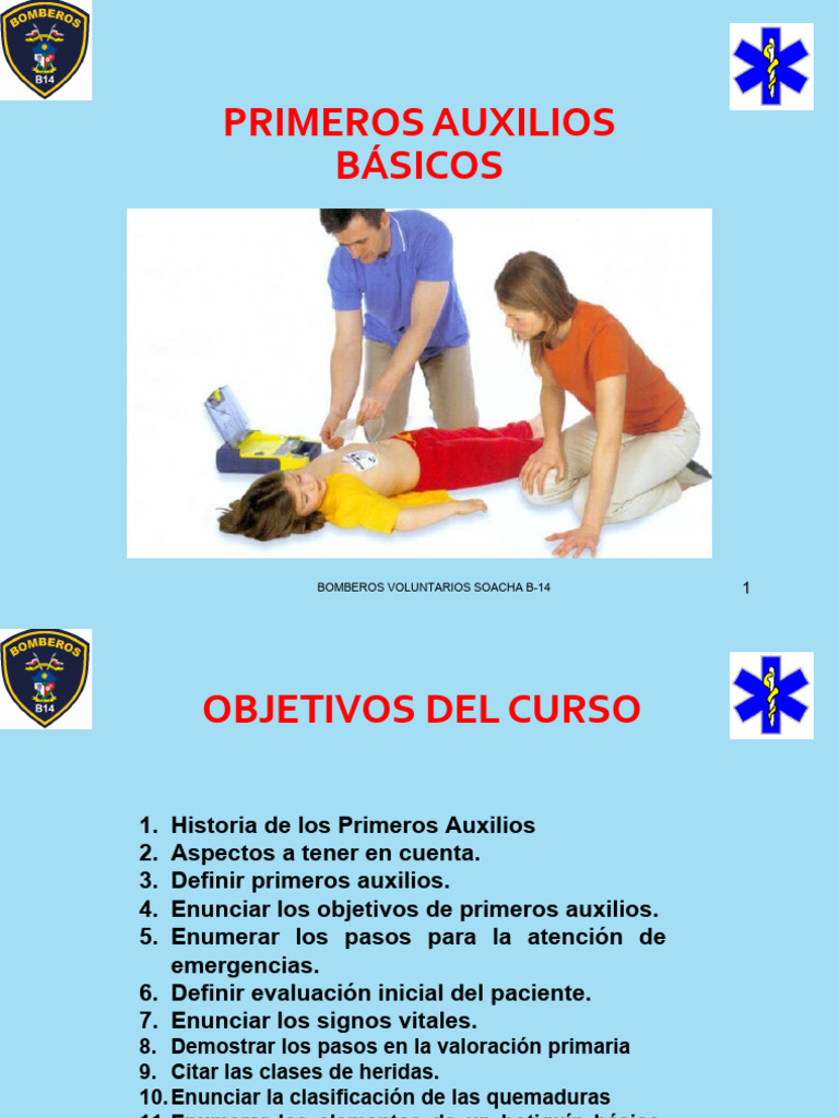 Primeros Auxilios Basicos | PDF | Quemar | Primeros auxilios