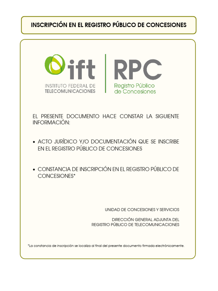 Concesión de Espectro | PDF | Electrónica | Tecnología de información y comunicaciones