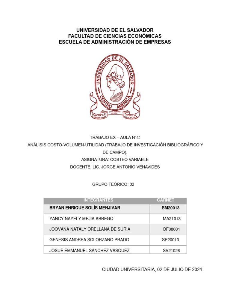 Bryan Solis GT 02 Cvu F. 02 07 2024 | PDF | Azúcar morena | Melaza