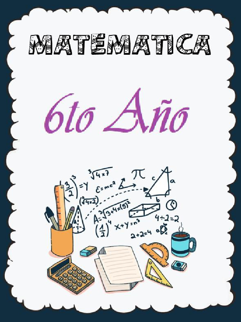 Cuadernillo 6to Año 2024 | PDF | Factorización | Logaritmo