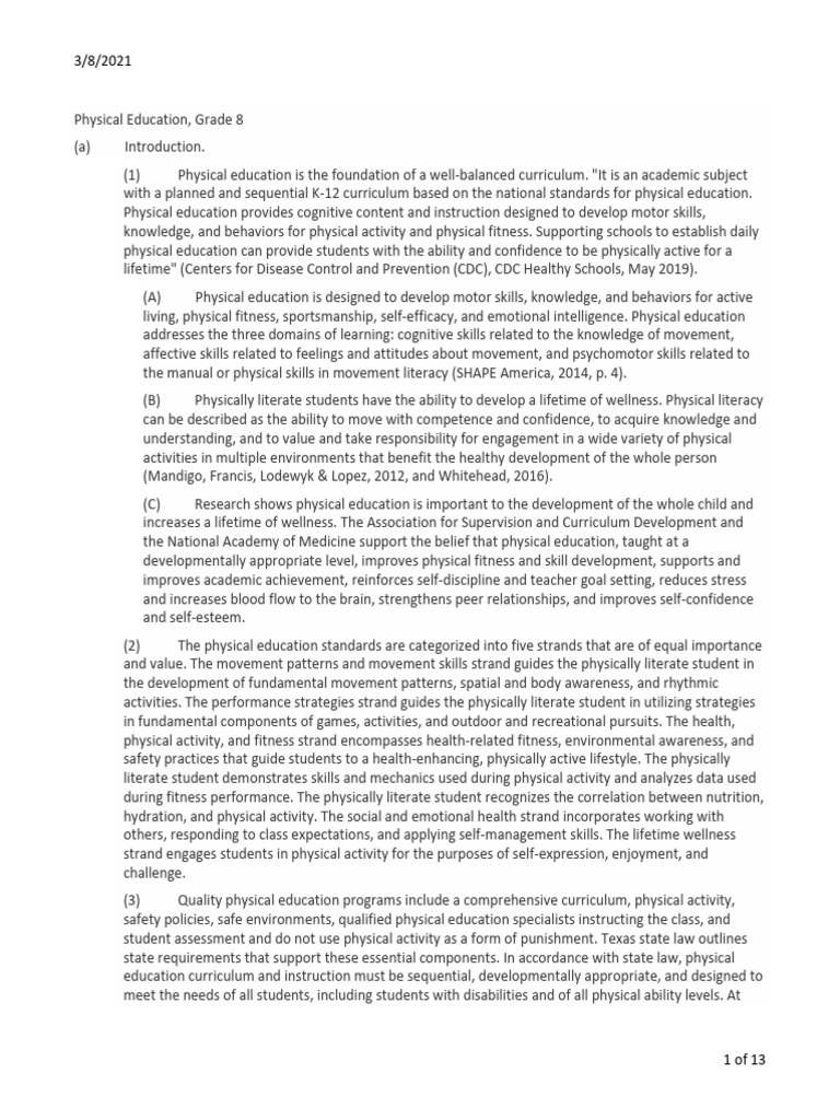 Sent | PDF | Physical Education | Physical Fitness