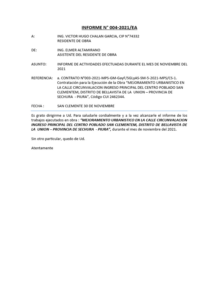 Informe Asistente | PDF | Hormigón | edificio