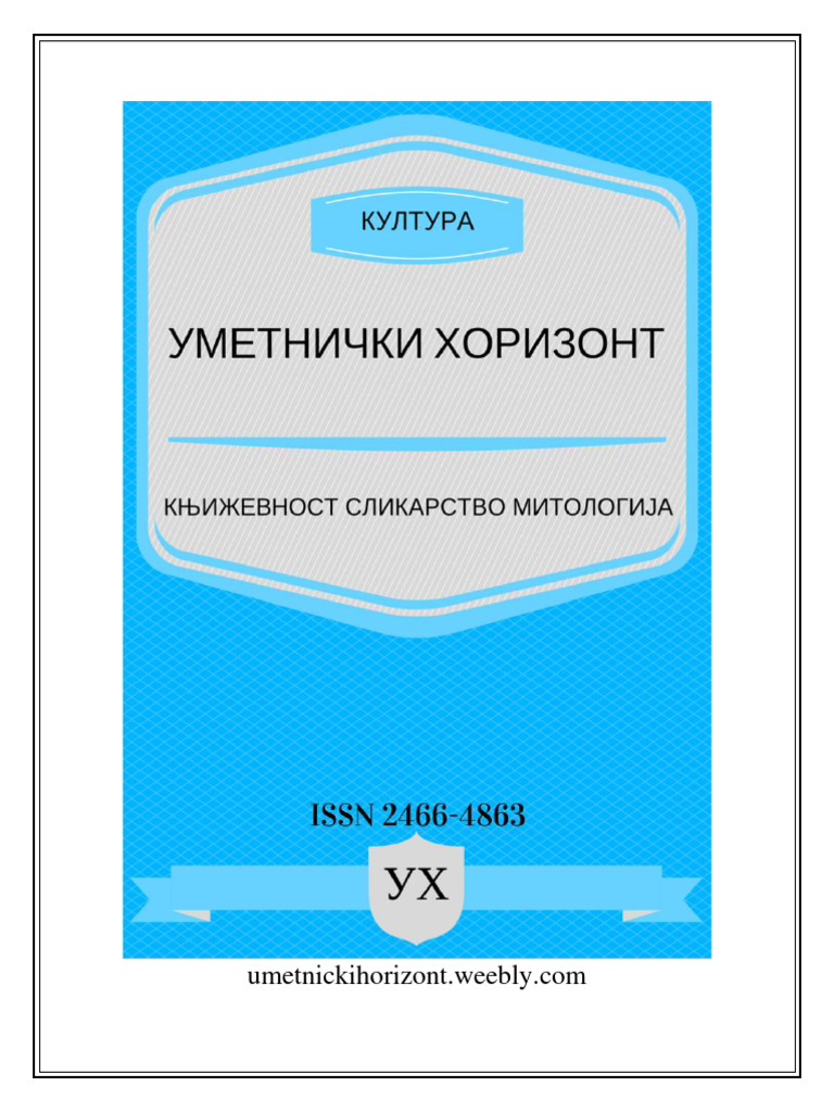 Umetnicki Horizont | PDF