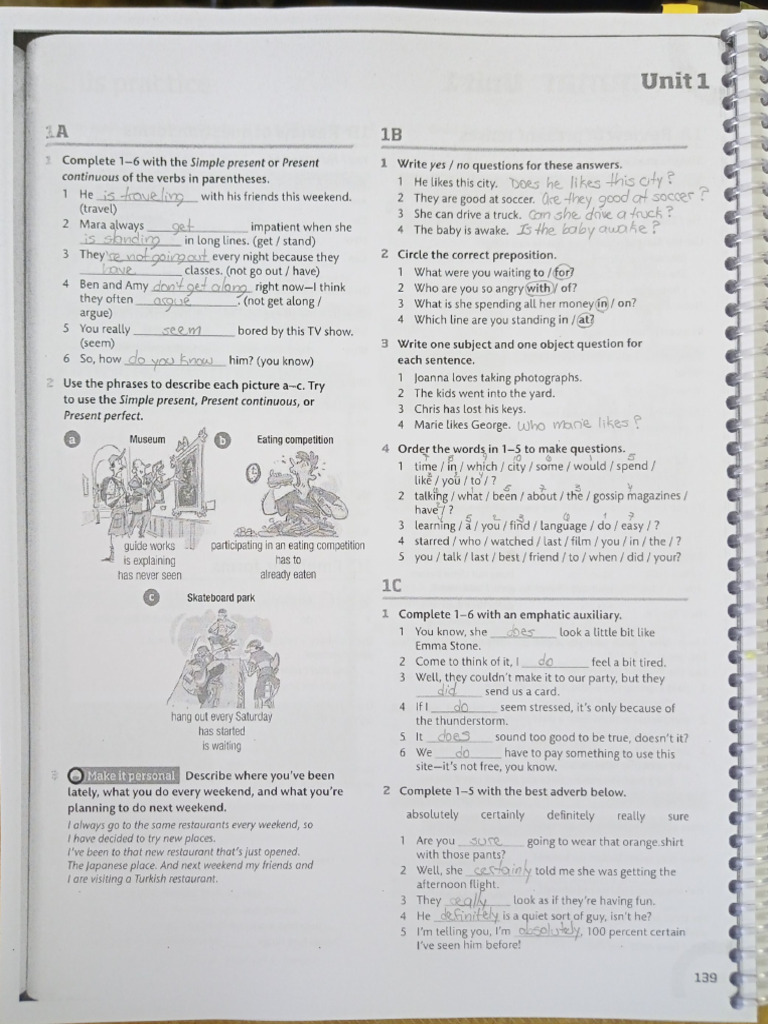 Review Unit 1-6 | PDF
