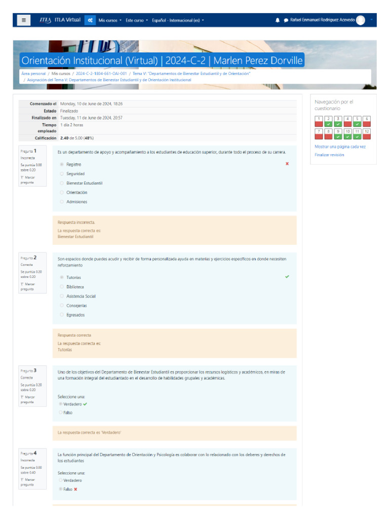 Screencapture Plataformavirtual Itla Edu Do Mod Quiz Review PHP 2024 06-11-20!58!06 | PDF