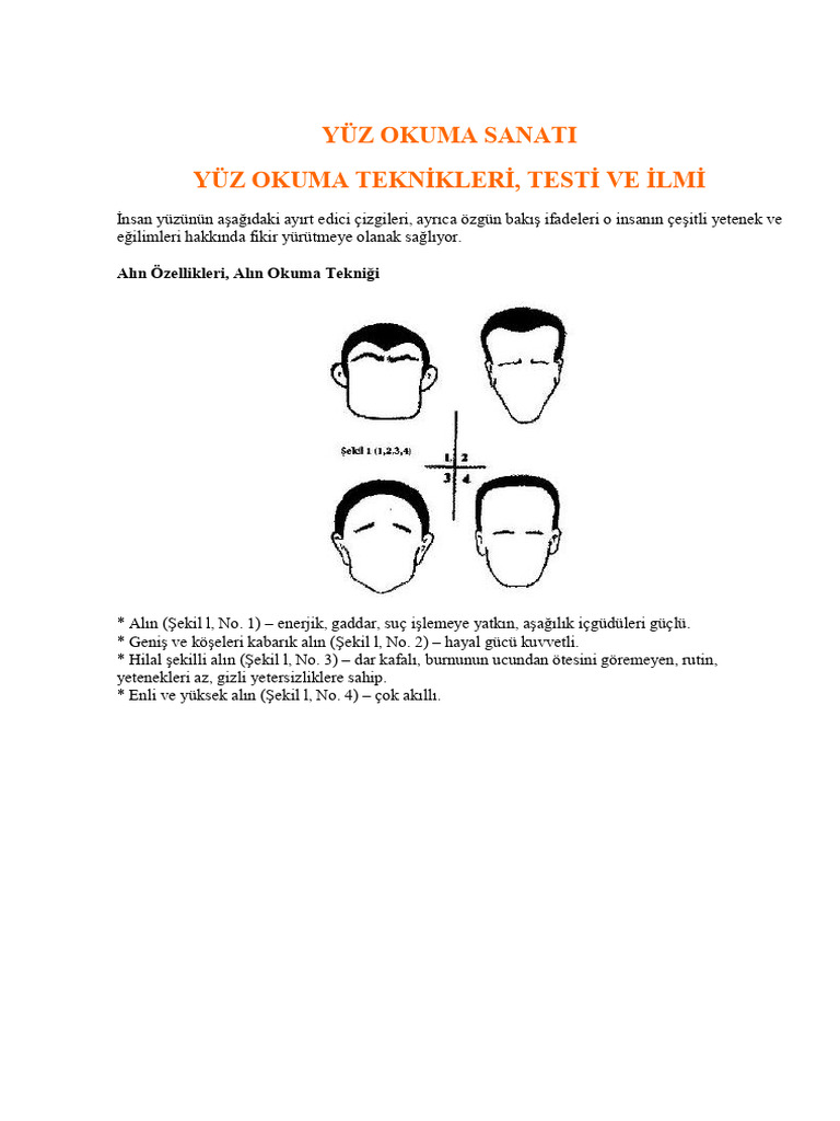 Yuz Okuma Sanati | PDF