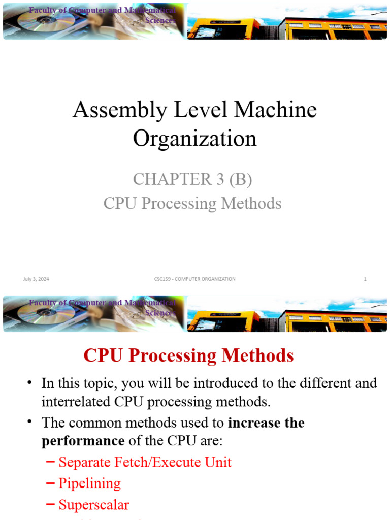 Chapter 3B | PDF | Central Processing Unit | Integrated Circuit
