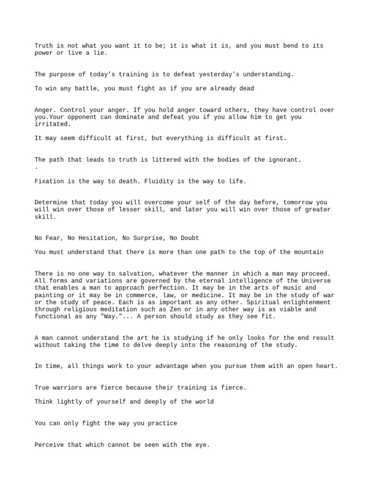 Miyamoto Musashi | PDF