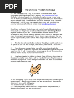 EFT Cheatsheet Scott | PDF