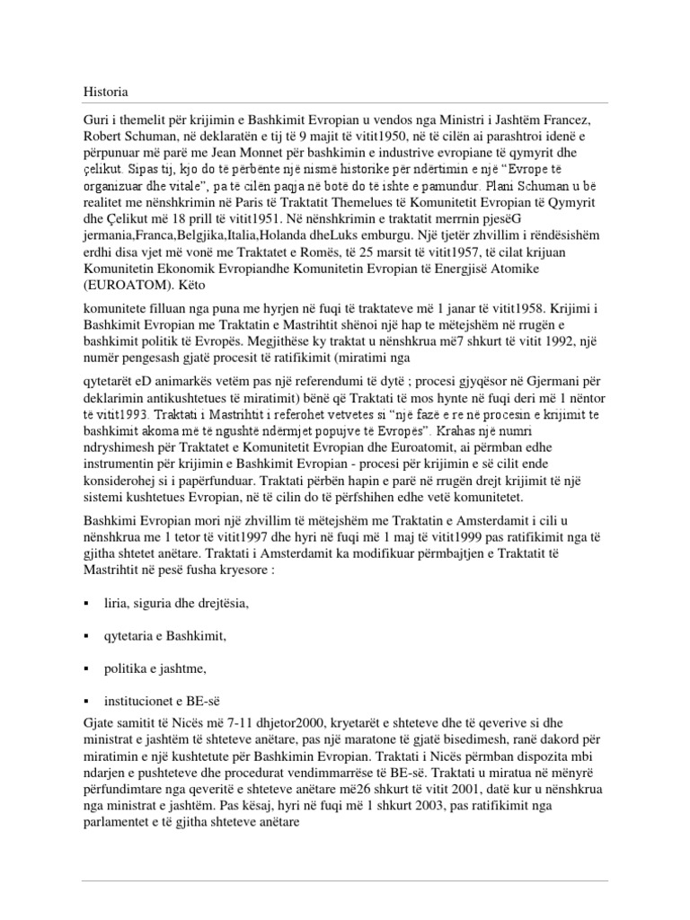 Bashkimi Europian | PDF
