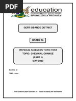 Limpopo Physical Science Grade 10 September 2023 QP and Memo | PDF