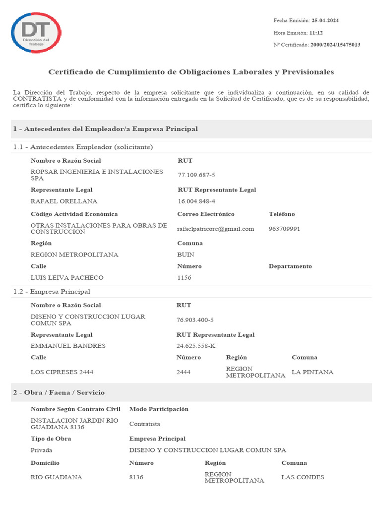 Certificado_2000202415475013 Banco Estado Marzo 2024 | PDF Certificado_2000202415475013 Banco Estado Marzo 2024 | PDF