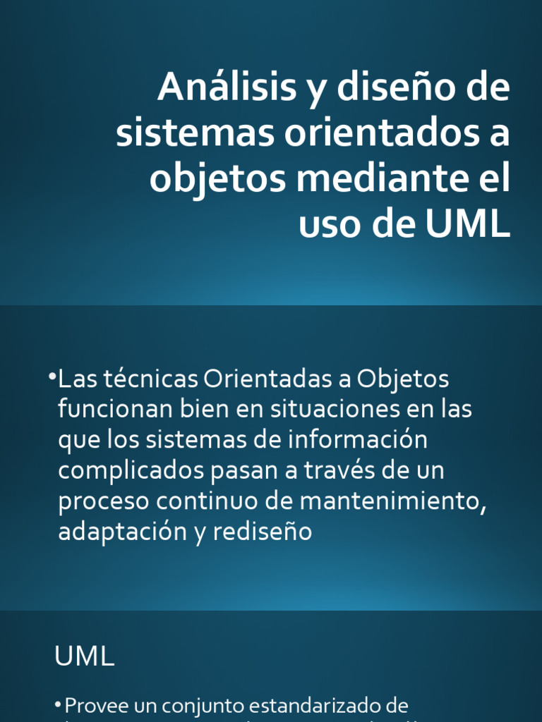 Orientado a Objetos UML | PDF | Lenguaje de modelado unificado ...