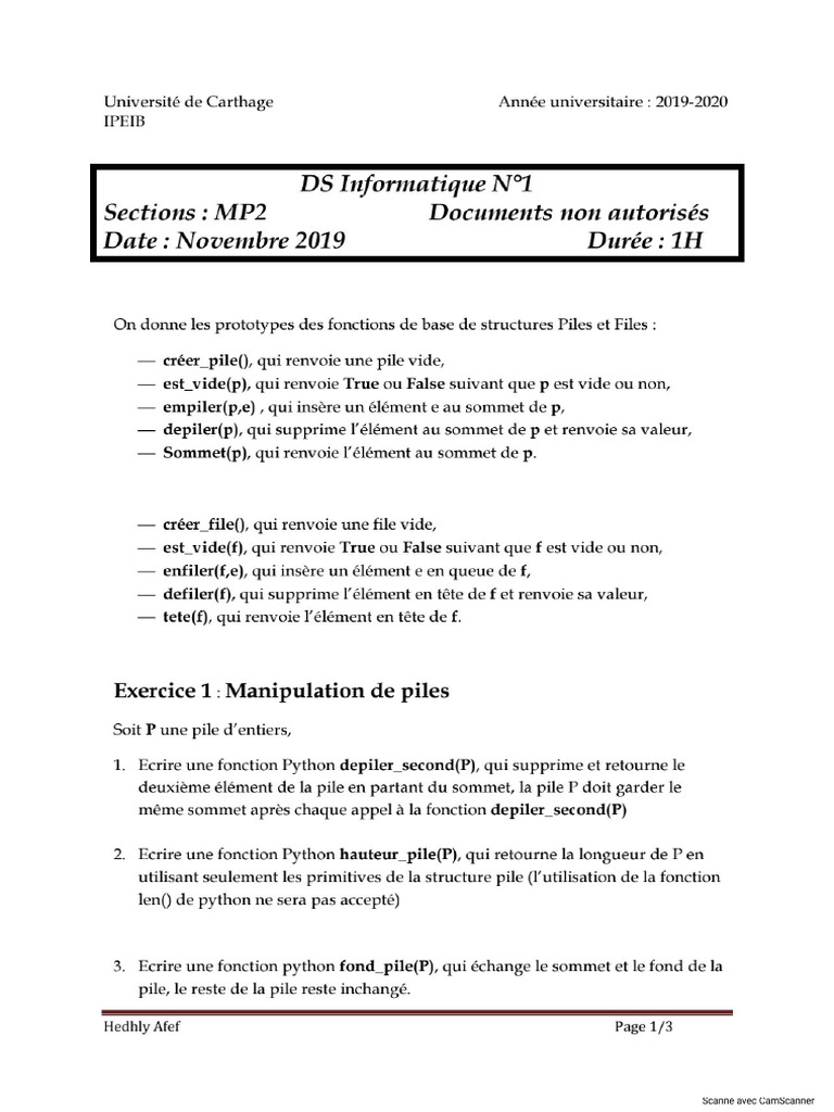 ds1 19-20 Ipeib | PDF