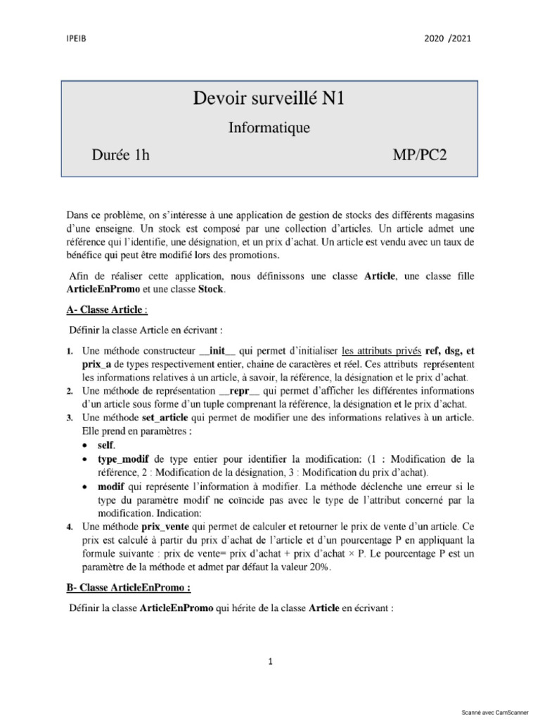 ds1 2020 Ipeib | PDF