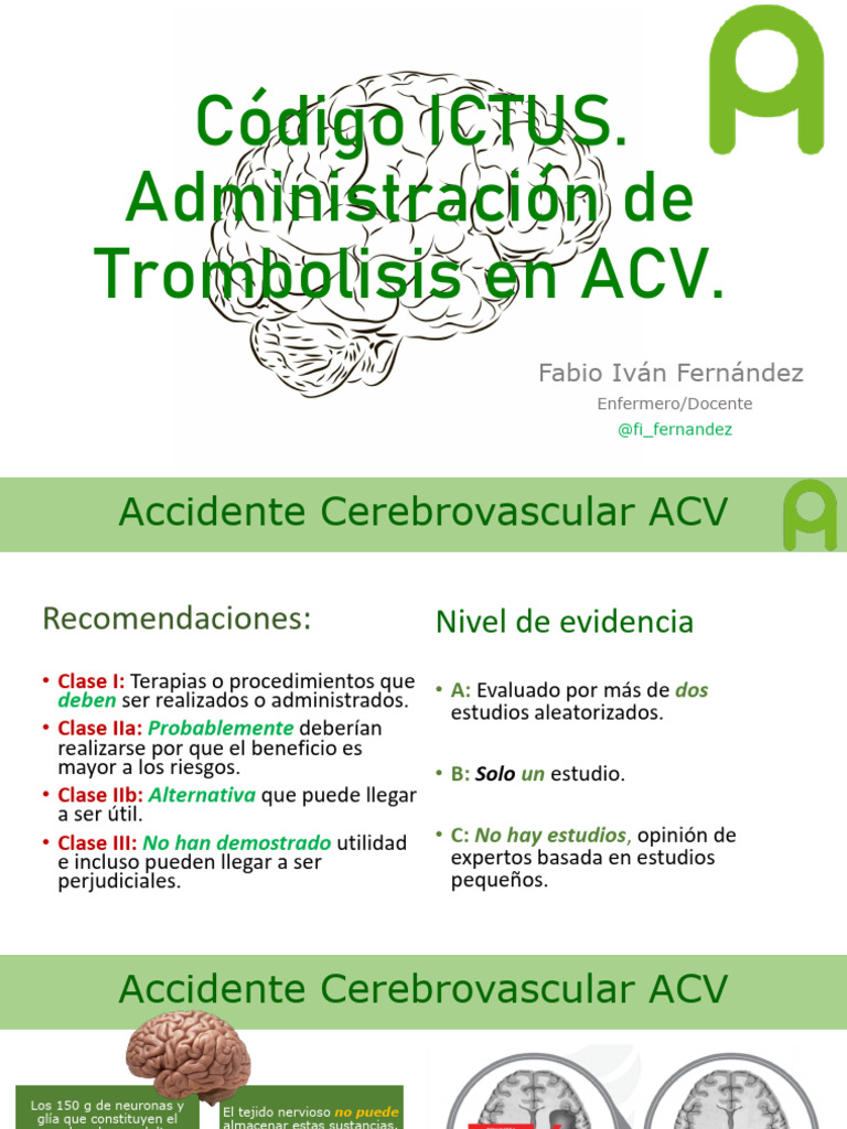 Código Acv PDF | PDF | Carrera | Isquemia