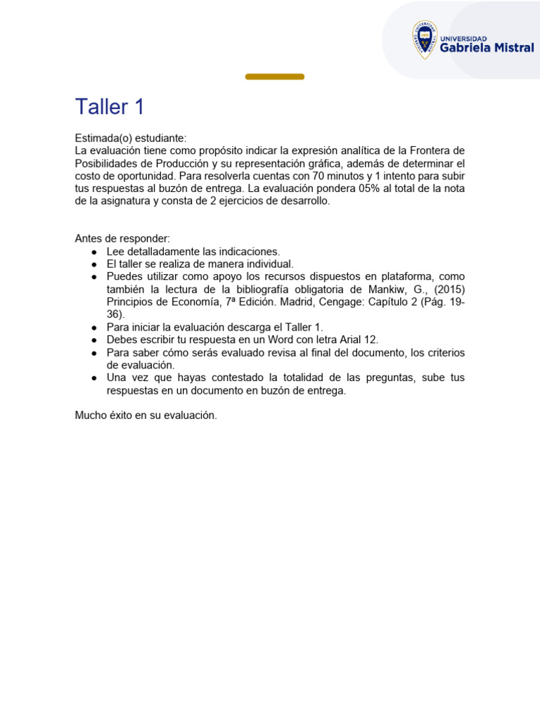 ICAO2001 U1 S2 Actividad b Economia | PDF