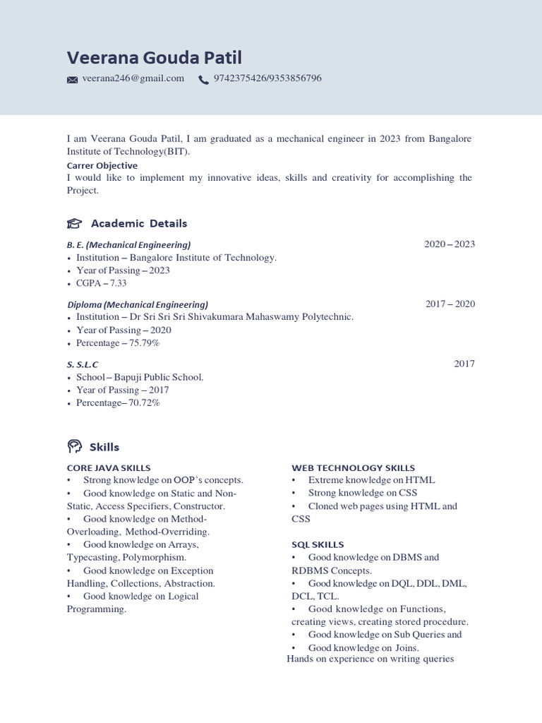 Veerana - Gouda Patil | PDF | Method (Computer Programming) | Software Development