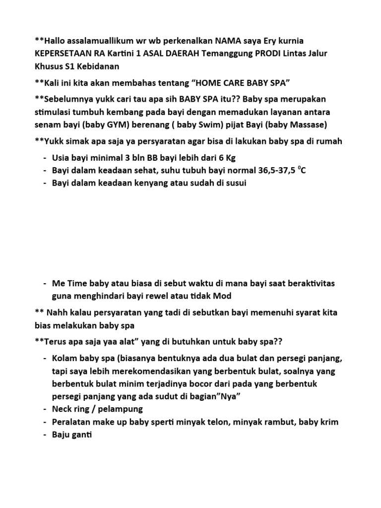 Naskah Tugas Vidio Mataf September 2023 | PDF | Kesehatan Holistik | Gaya Hidup