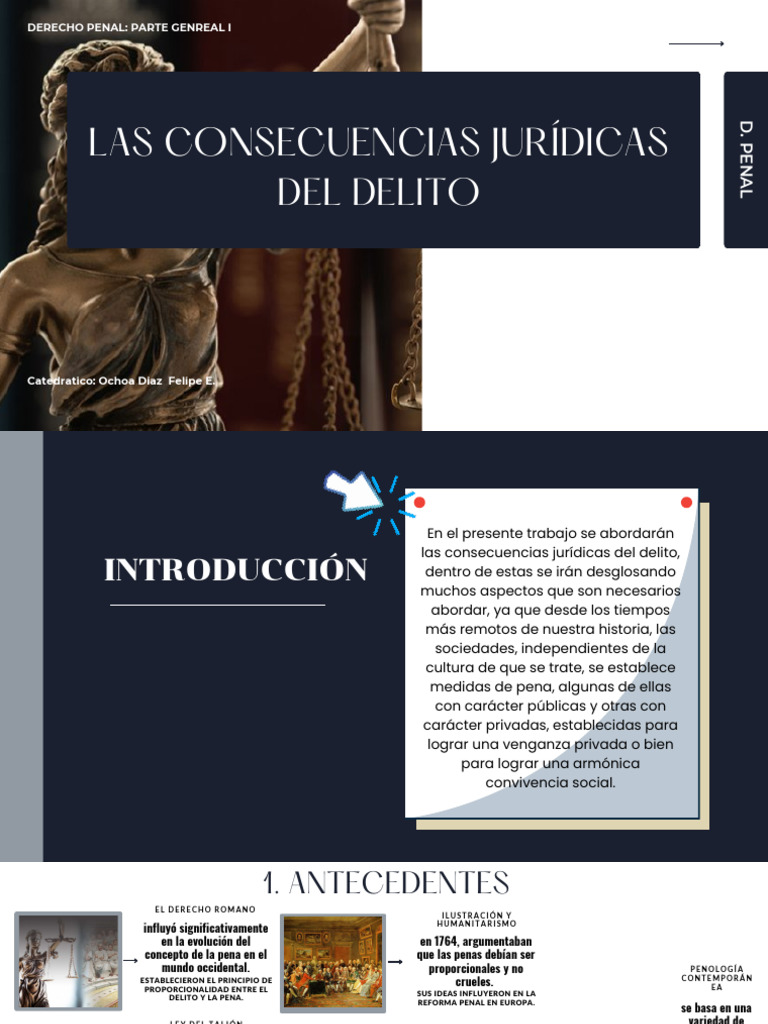 Consecuencias Juridicas Del Delito | PDF | Castigos | Derecho penal