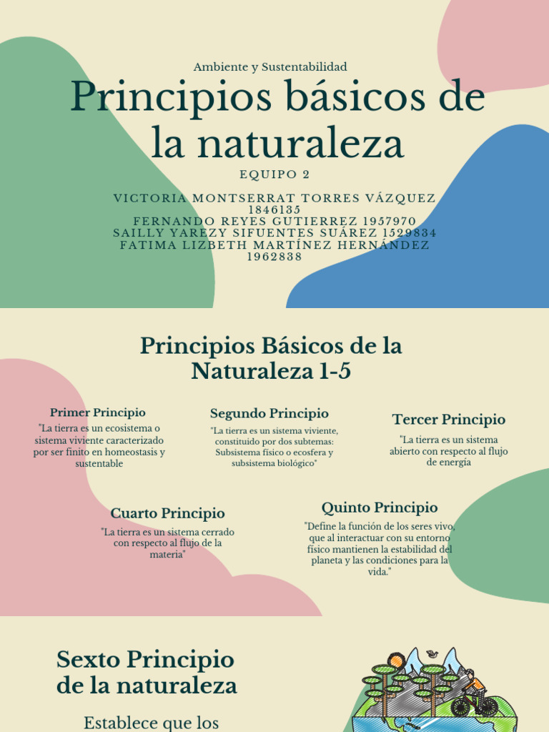Principios Básicos de La Naturaleza | PDF | Clima | Habitat