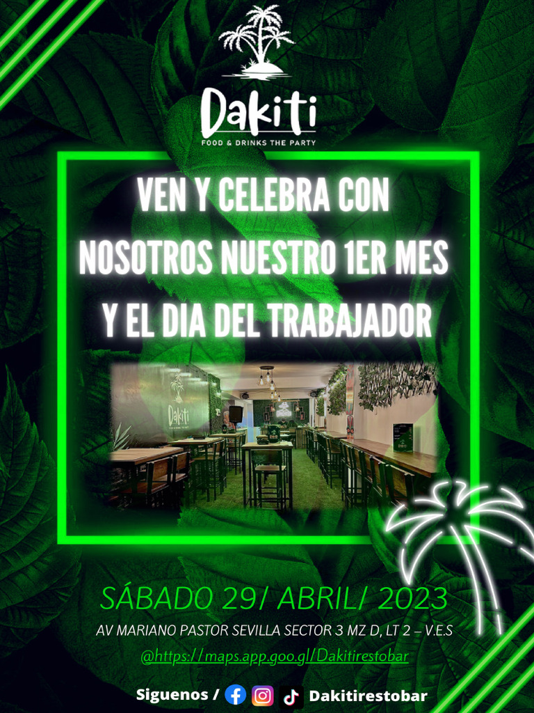 Flyer Dakiti | PDF