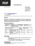 Format of Resume - LLB | PDF