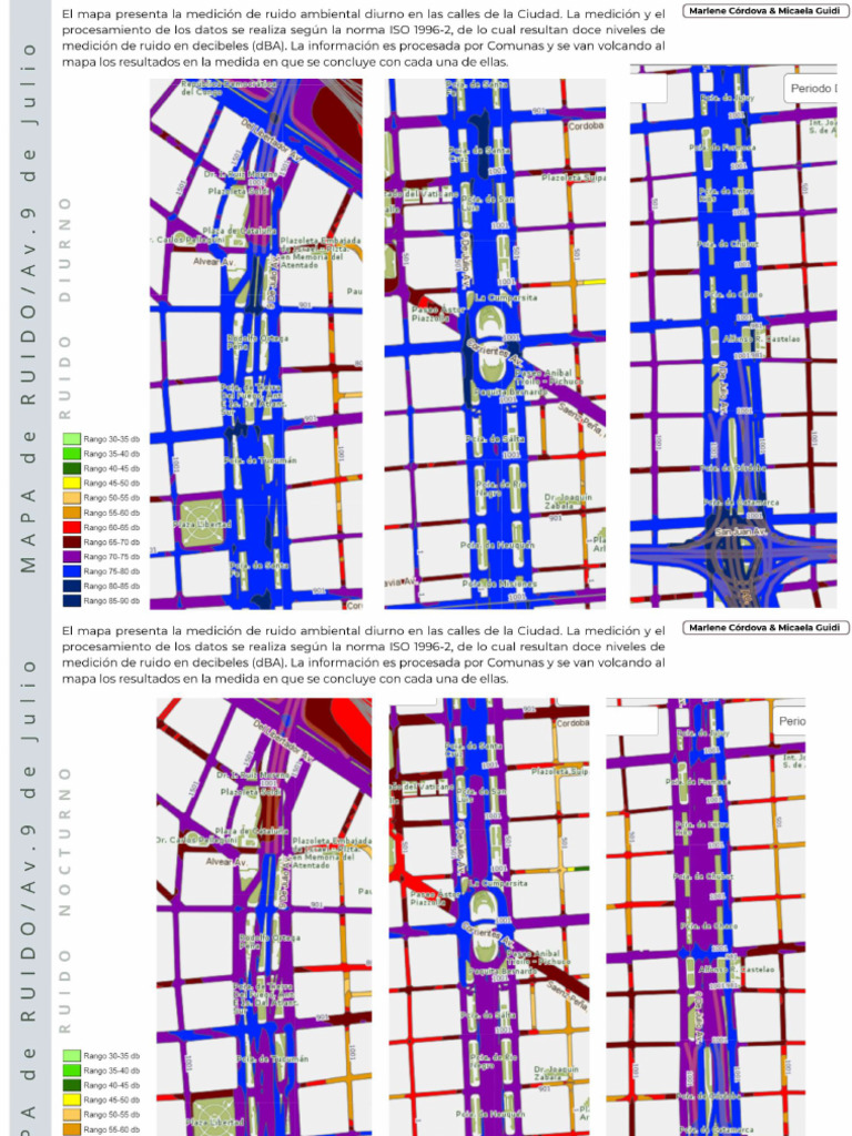 Mapeo Con Info de La Avenida 9 de Julio | PDF