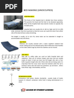 Bed Making Procedures and Guidelines | PDF | Bed | Bedding