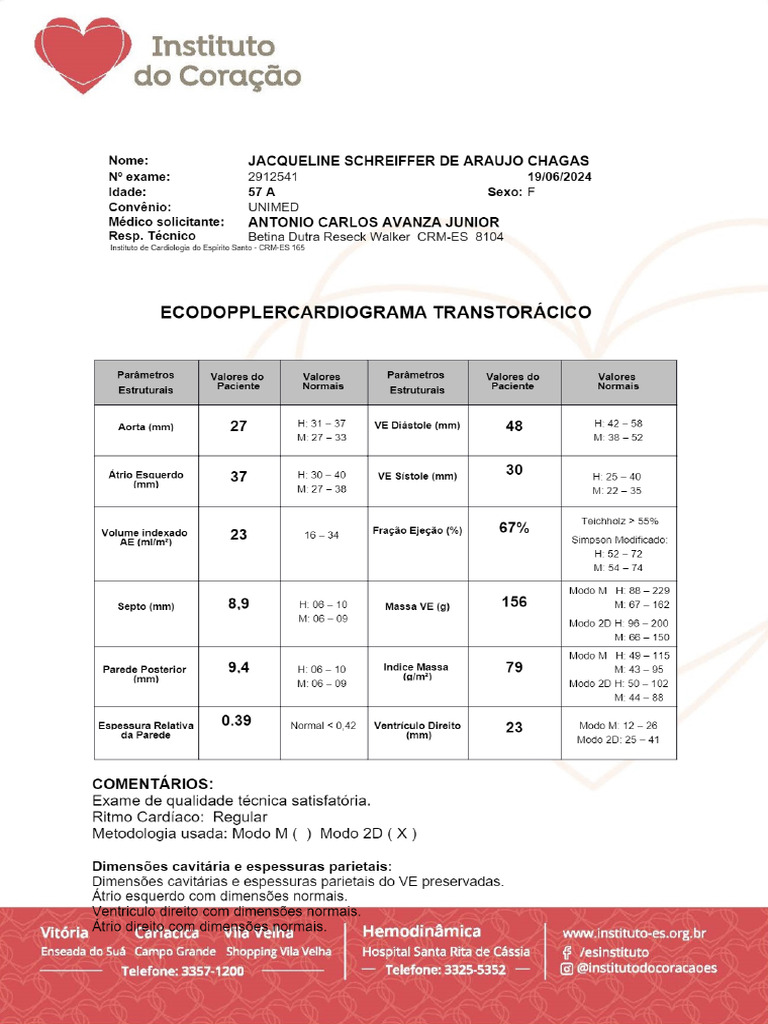 Laudo Ecografia | PDF