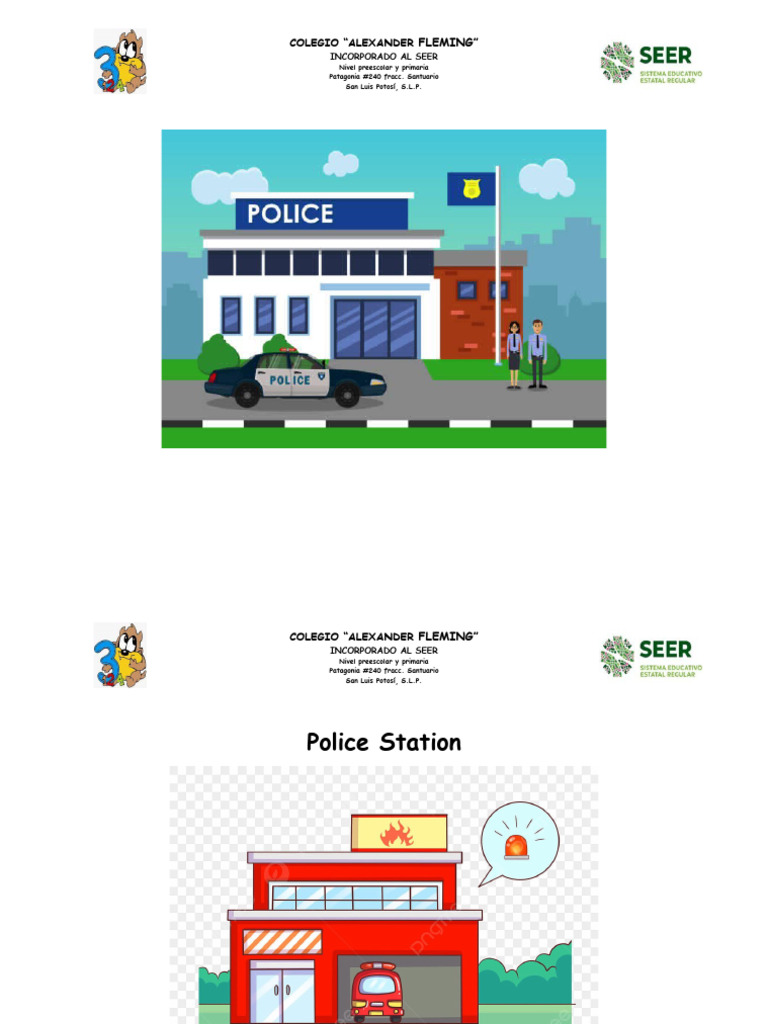 Cards of Places in Town | PDF