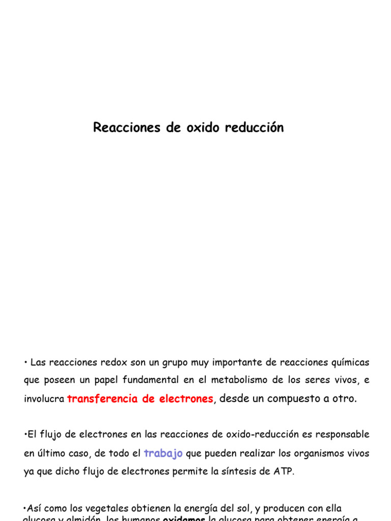 Reacciones de Oxido Reducción 2024 | PDF | Redox | Física Aplicada e Interdisciplinaria