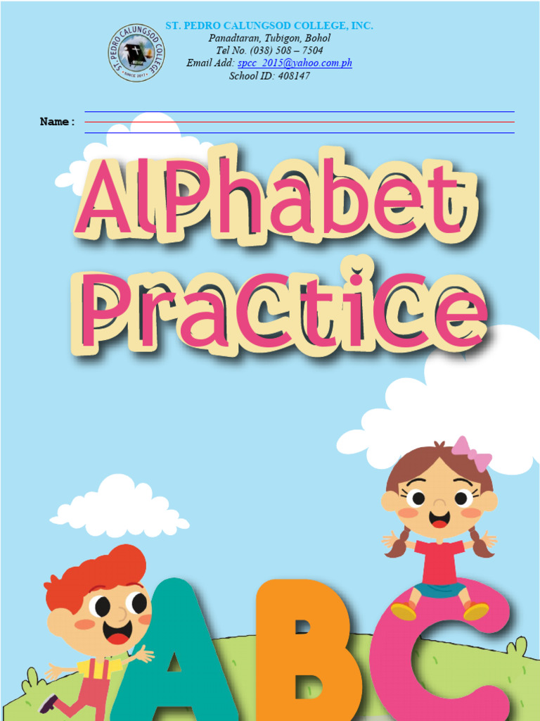 Alphabet Practice | PDF | Language Arts & Discipline