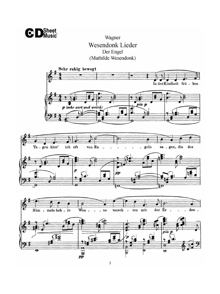 Late Romantic Lieder Wagner | PDF