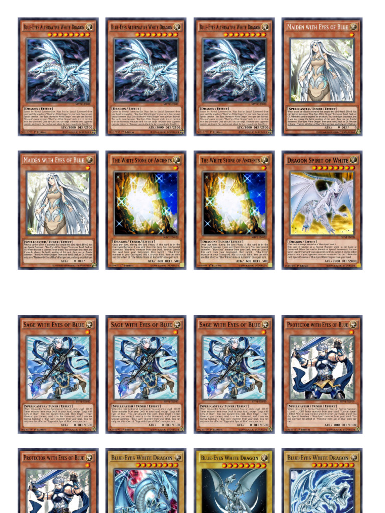 Deck Blue Eyes | PDF