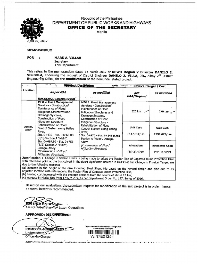 Approved Modification-Contract ID No. 17FB0047 | PDF