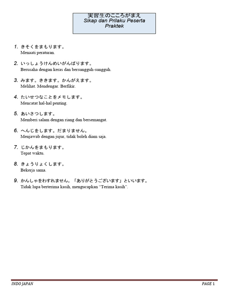 Kosakata Bab 1-35 PDF | PDF