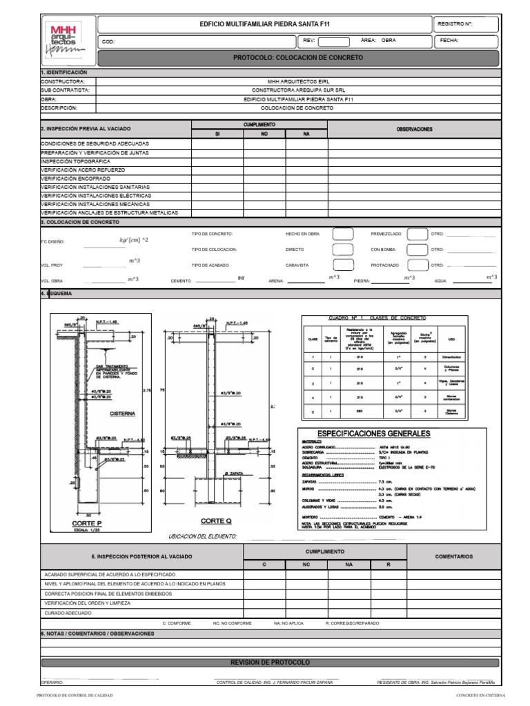 Prot Concreto | PDF | Hormigón | Acero