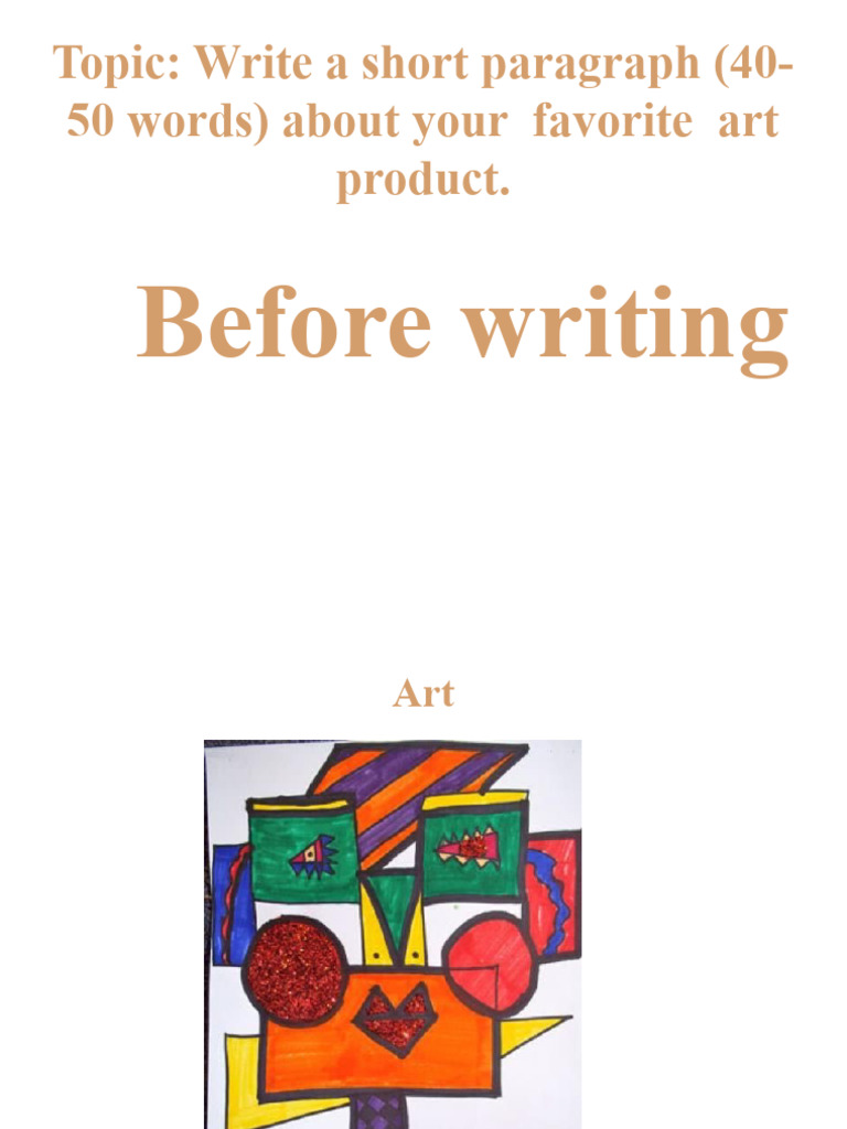 Writing - Art Kids | PDF | Home & Garden