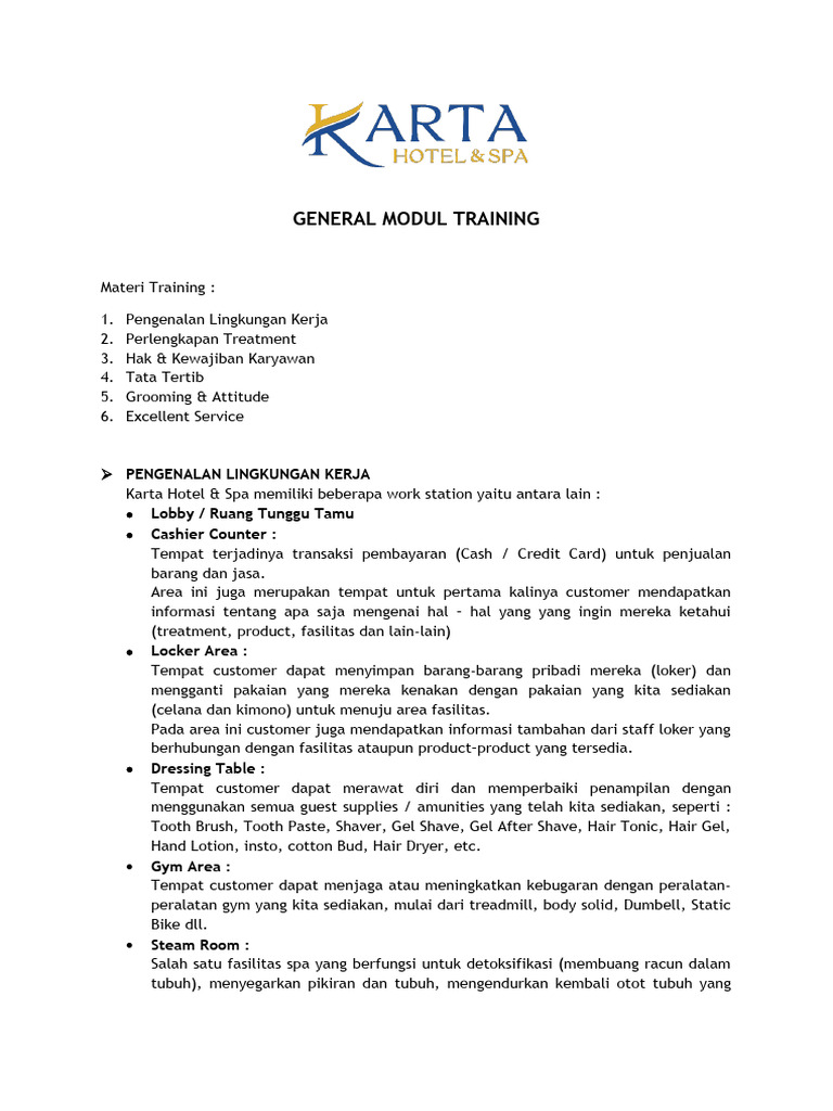 Materi Training | PDF | Pengembangan Diri | Kesehatan Holistik