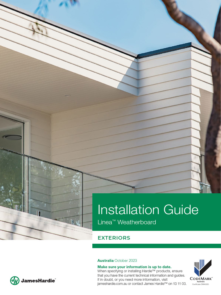 Linea_weatherboard_Installation_Guide | PDF | Screw | Wall