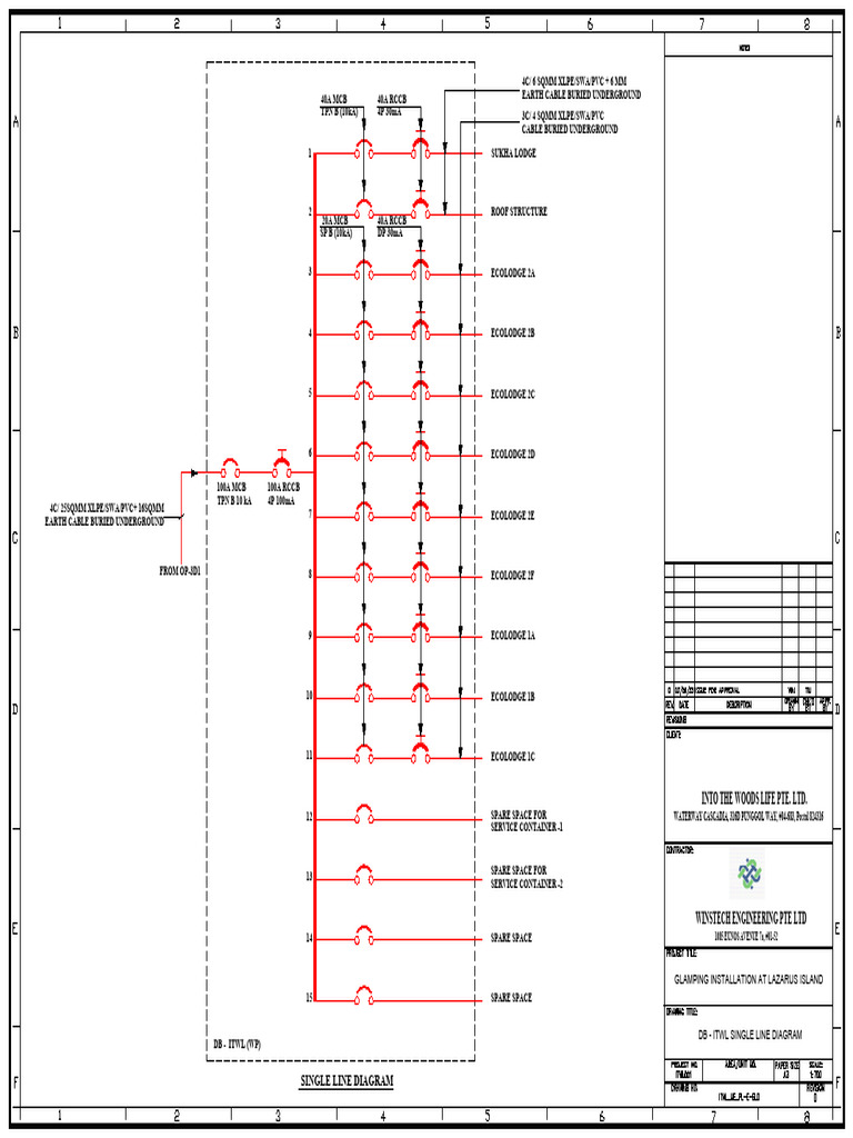 Db-Itwl Single Line Diagram 070923 | PDF