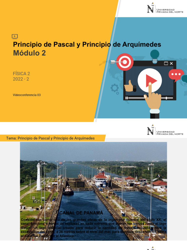 Principios de Pascal y Arquímedes en Fluidos | PDF | Canal | Mecánica ...