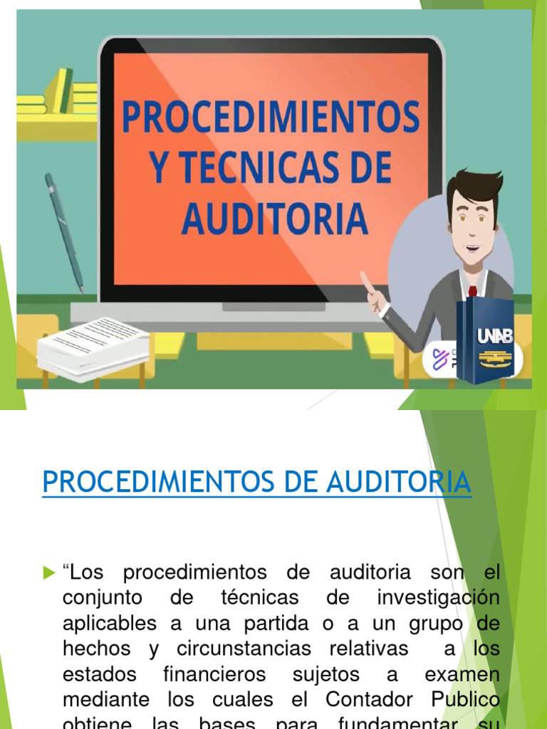 PROCEDIMIENTOS Y TECNICAS DE AUDITORIA | PDF | Auditoría
