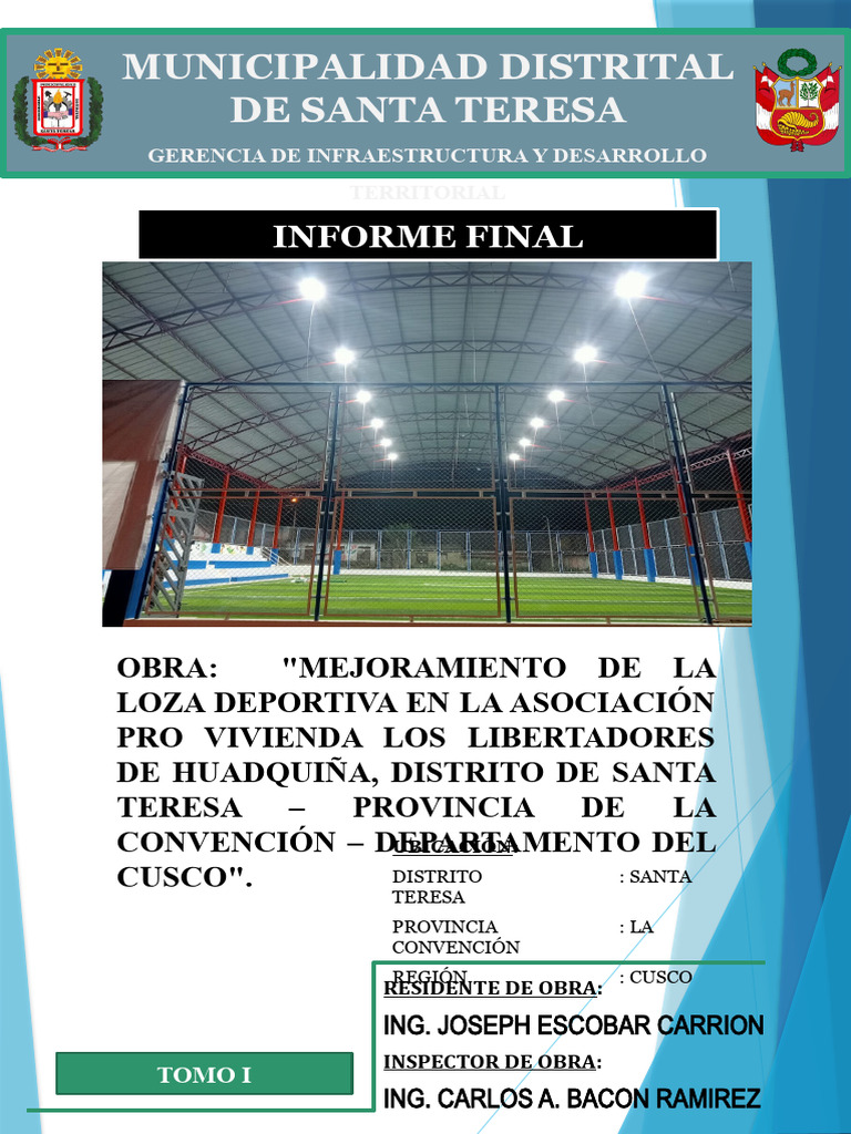 Caratula Informe Final | PDF