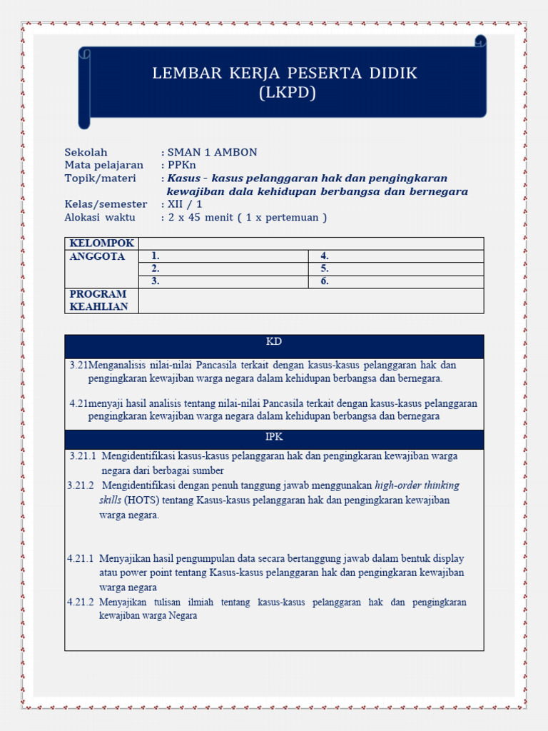 LKPD dan MODUL AJAR | PDF