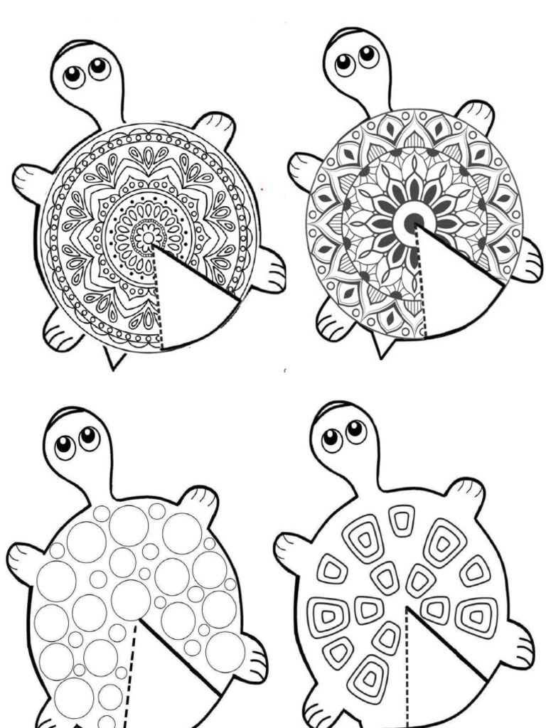 FICHA Arte MANDALA DE TORTUGA | PDF