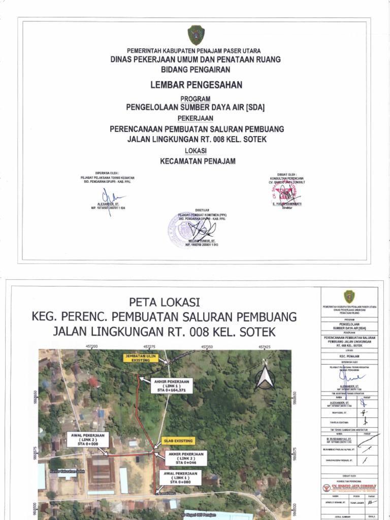 Perencanaan Pembuatan Saluran Pembuangan 1 | PDF