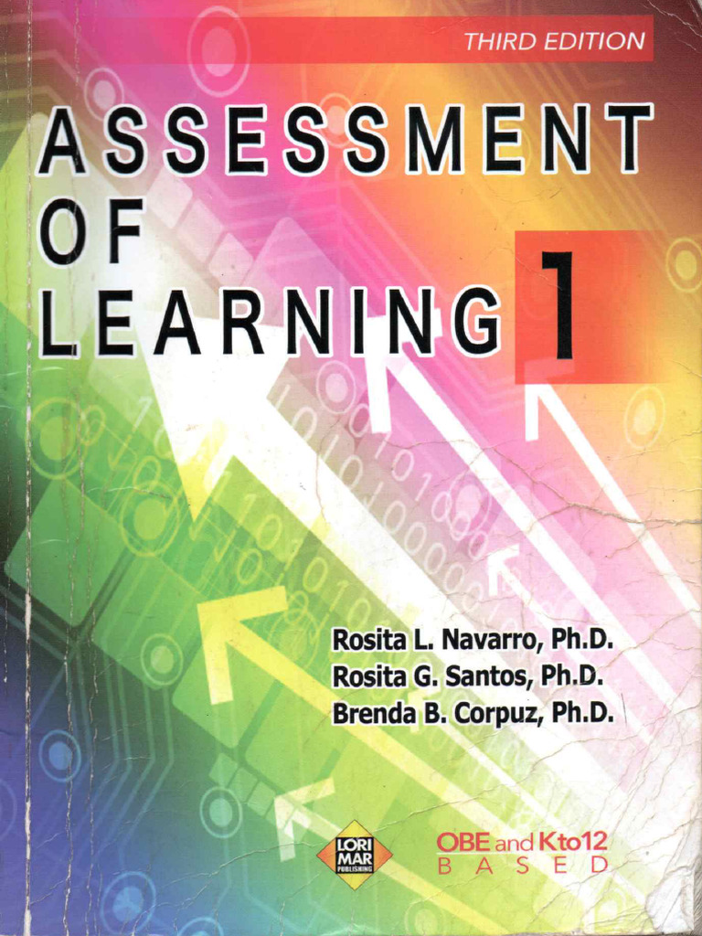 TEXTBOOK Assessment of Learning 1 | PDF